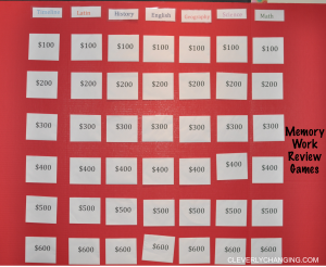 Homeschooling is Fun: 10 Memory Work Review Games - Cleverly Changing