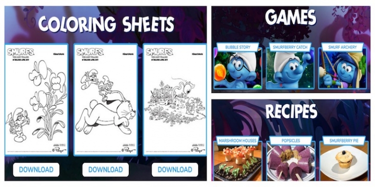 Smurfs The Lost Village Printable Activities